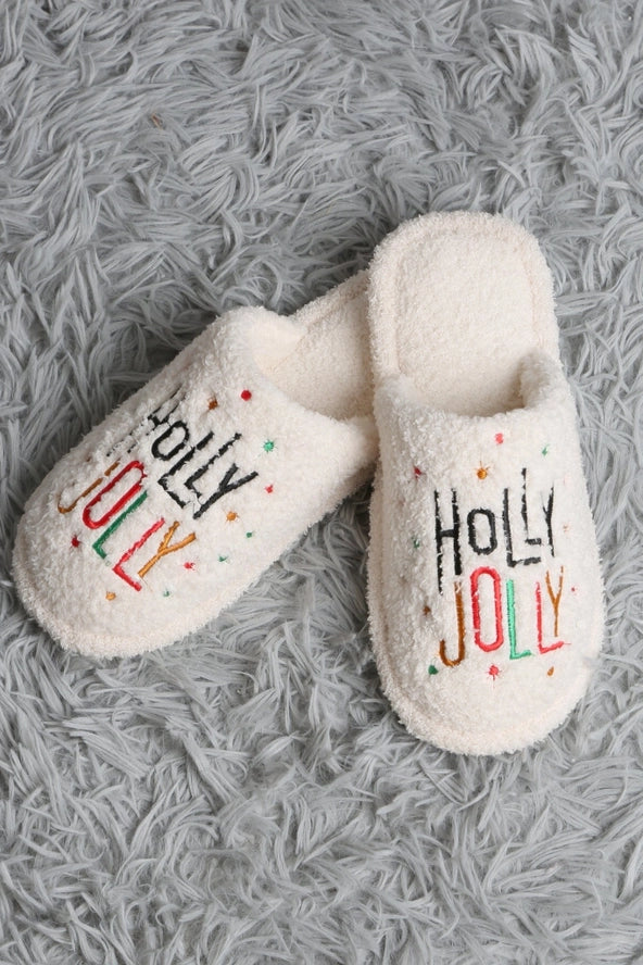 Holly Jolly Slippers – Michelle's Ruidoso