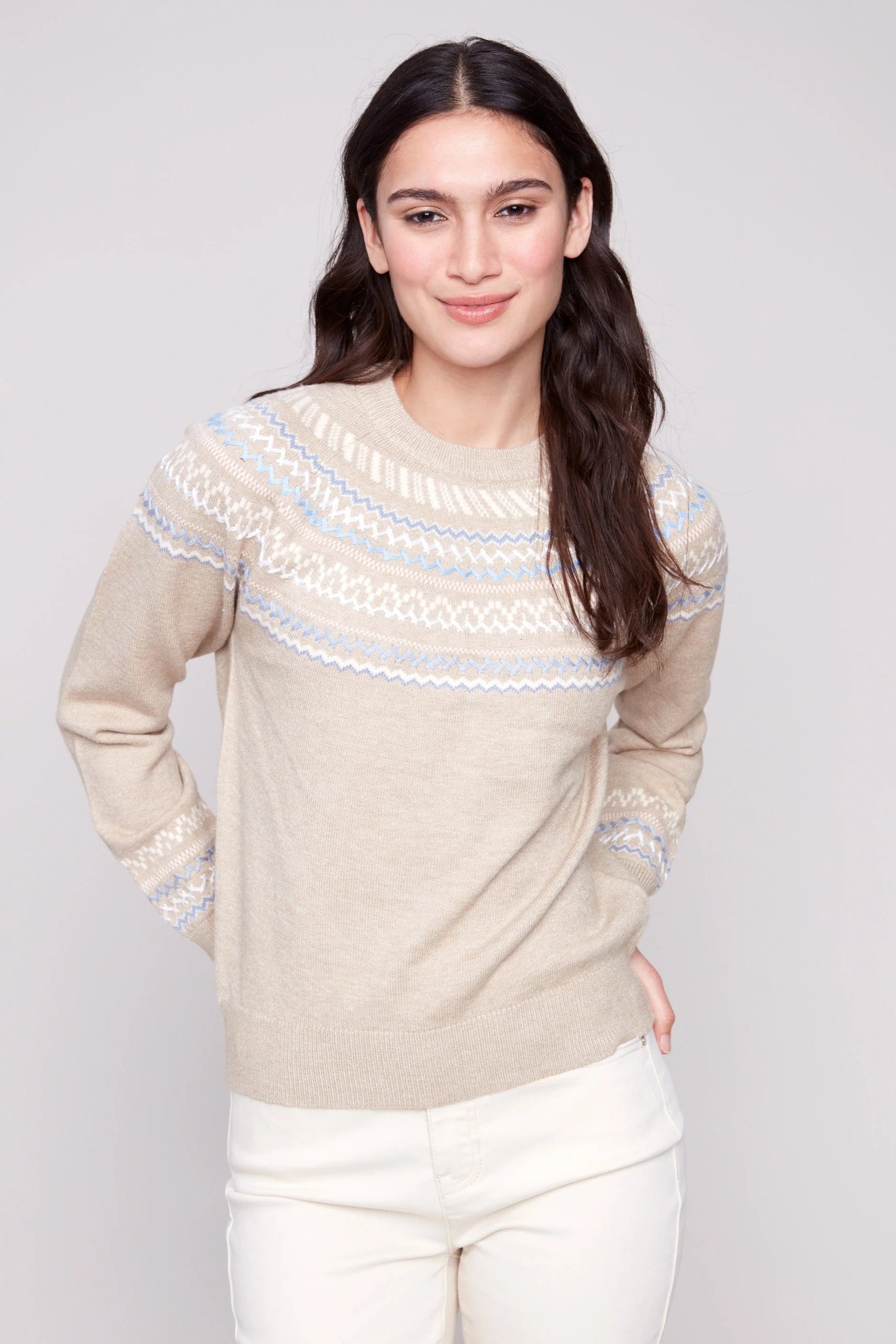 Apres Ski Jacquard Knit Sweater – Michelle's Ruidoso
